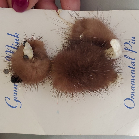 Other | Vintage Genuine Mink Fur Ornamental Pin | Poshmark